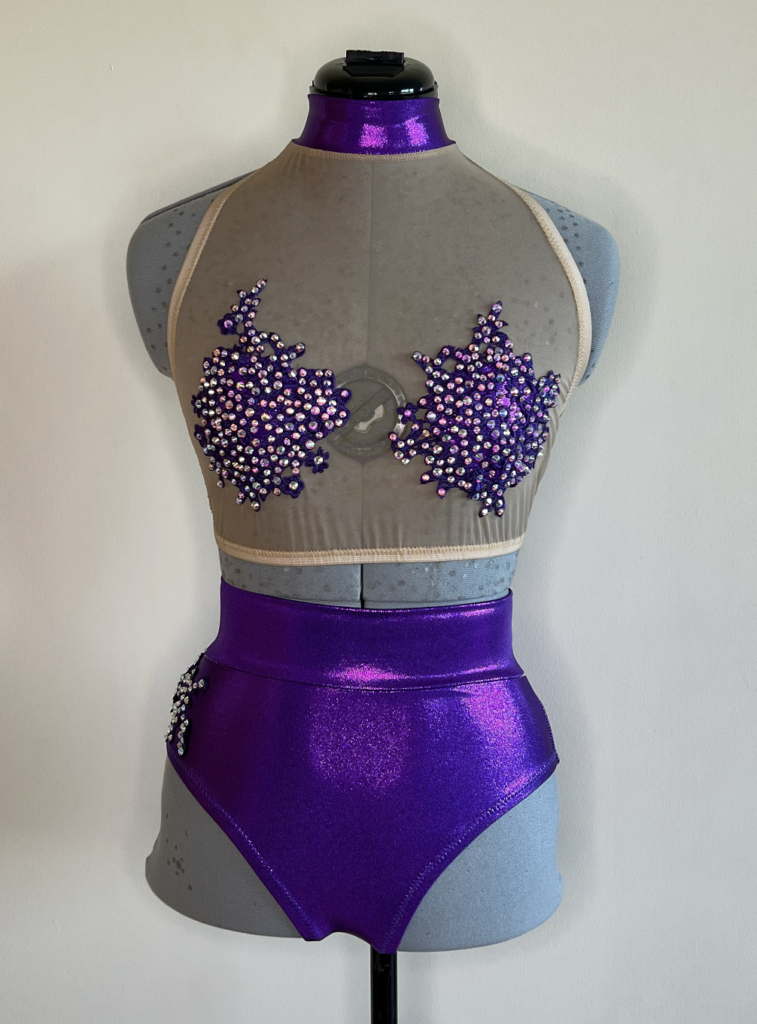 CUSTOMISABLE Mesh Illusion Two Piece Costume - Cirque Wear by Shelley