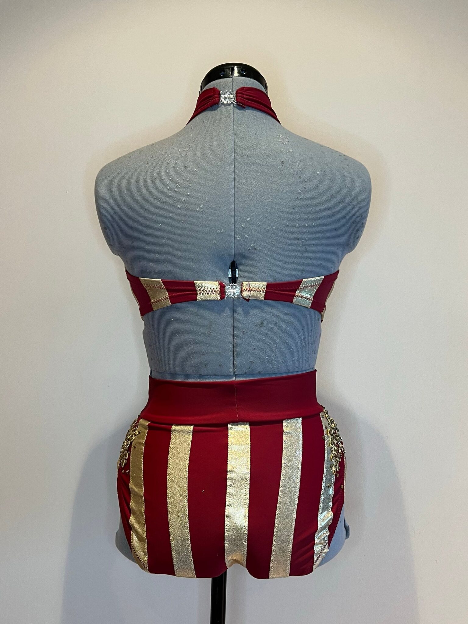 CUSTOMISABLE Two Piece Striped Costume - Cirque Wear by Shelley