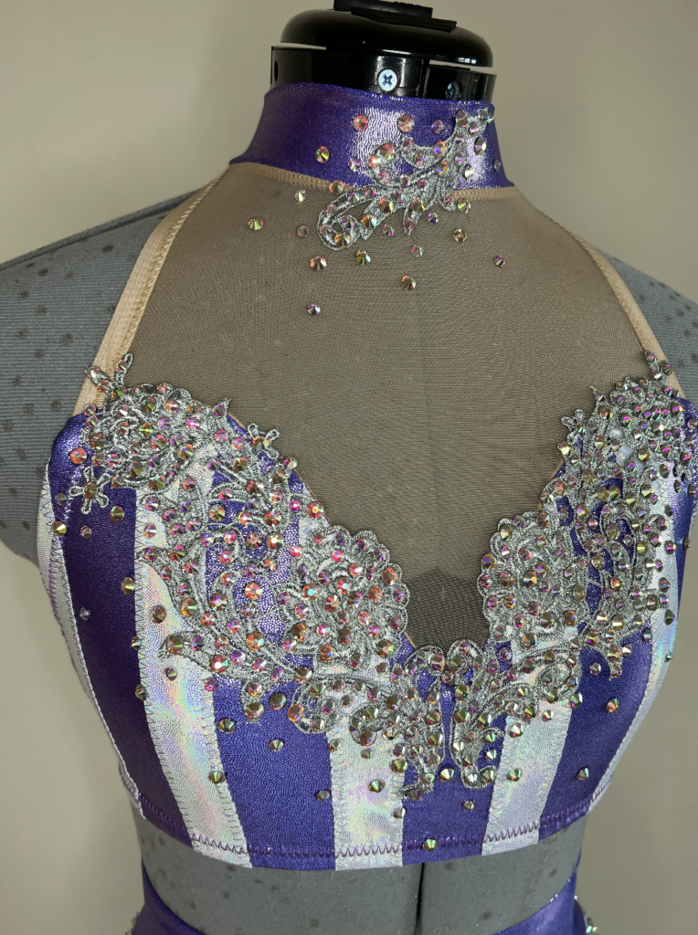 CUSTOMISABLE Two Piece Striped Costume - Cirque Wear by Shelley