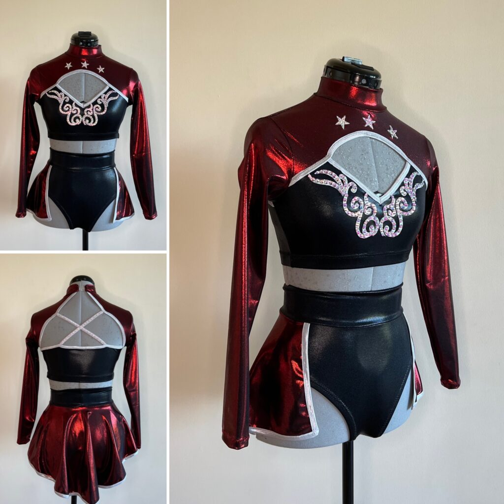 CUSTOMISABLE Centre of the Ring Two Piece Costume - Cirque Wear by Shelley